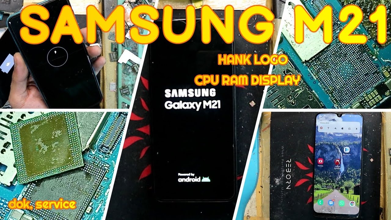 samsung m21 hank logo tidak bisa masuk menu. perbaikan di area cpu ram ...