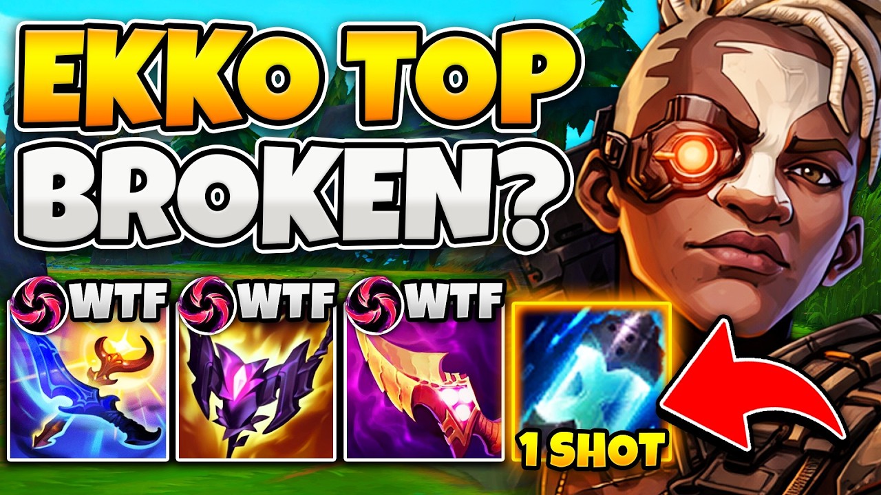 NEW KOREAN EKKO BUILD IS TAKING OVER TOP LANE! (THIS IS ACTUALLY BROKEN ...