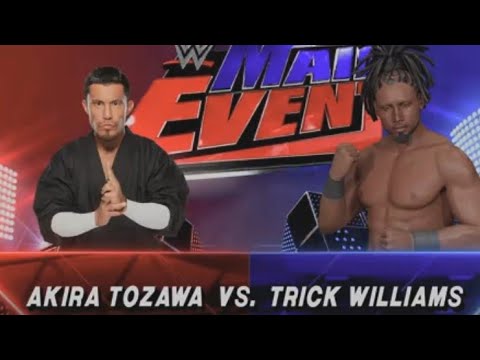 2023 March 13 WWE Main Event - Akira Tozawa vs. Trick Williams - WWE ...