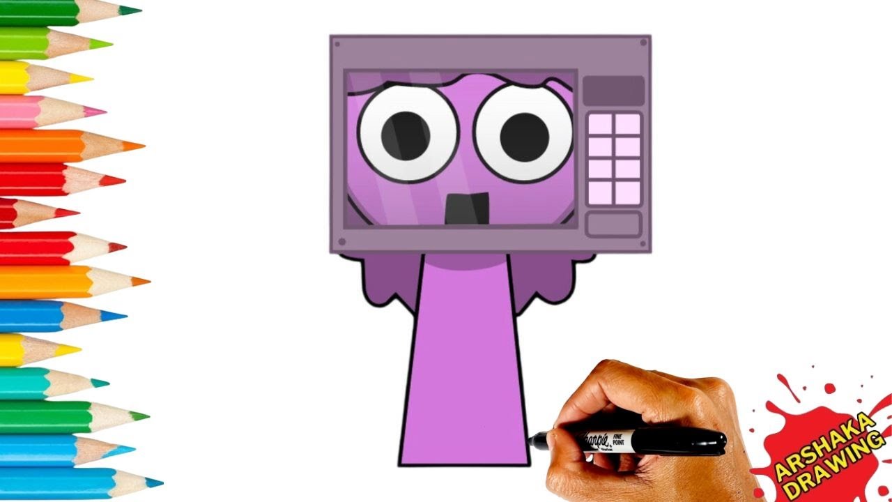 How to Draw Lily from Sprunki OC Retake Easy Step by Step #sprunki # ...