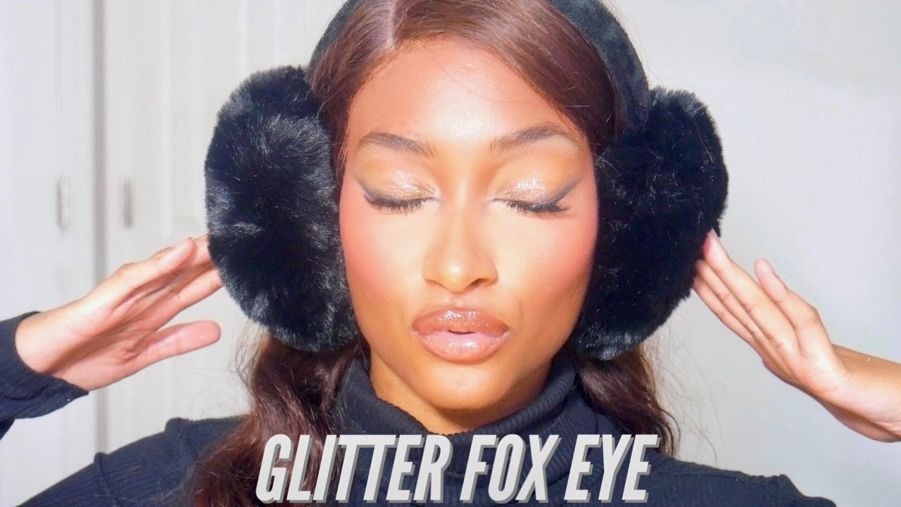 Winter Glitter Fox Eye Tutorial | Maritzah K - YouTube