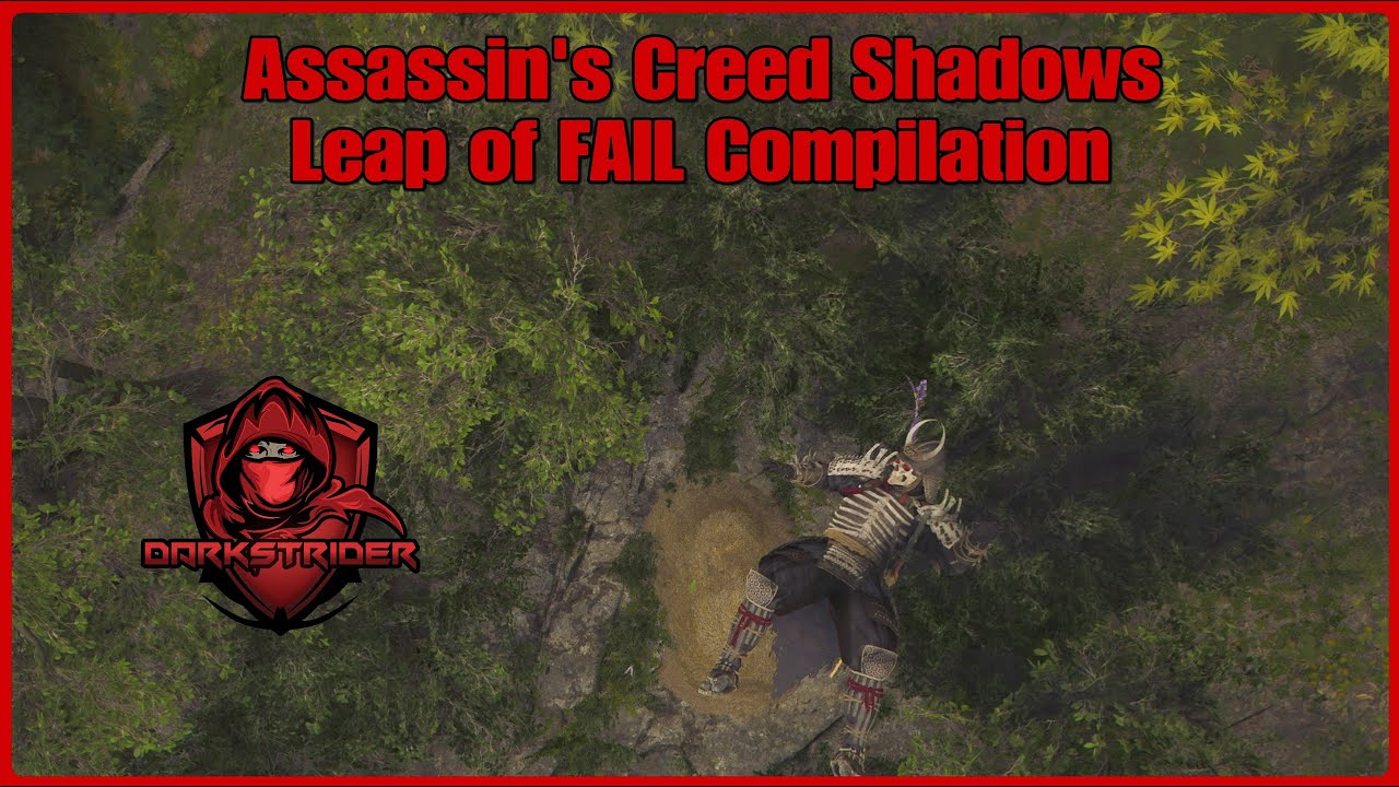 Assassin's Creed Shadows- Leap of Fail Compilation - YouTube