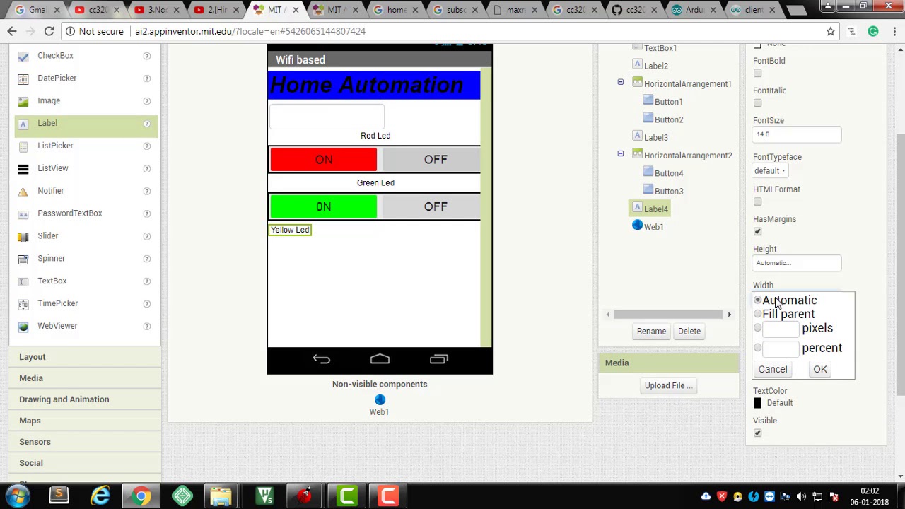 Home Automation with CC3200 and MIT App Inventor Part 1/2 - YouTube