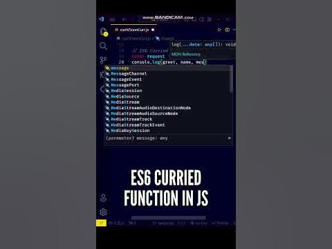 😇😇 Here is the AMAZING ES6 Curried Function in JavaScript! #shorts #javascript #coding # ...