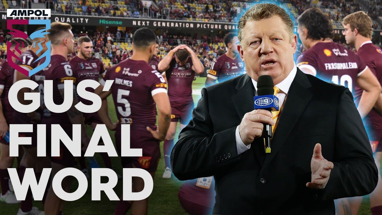 Gus' Final Word - Orign Game 2 | NRL on Nine - YouTube