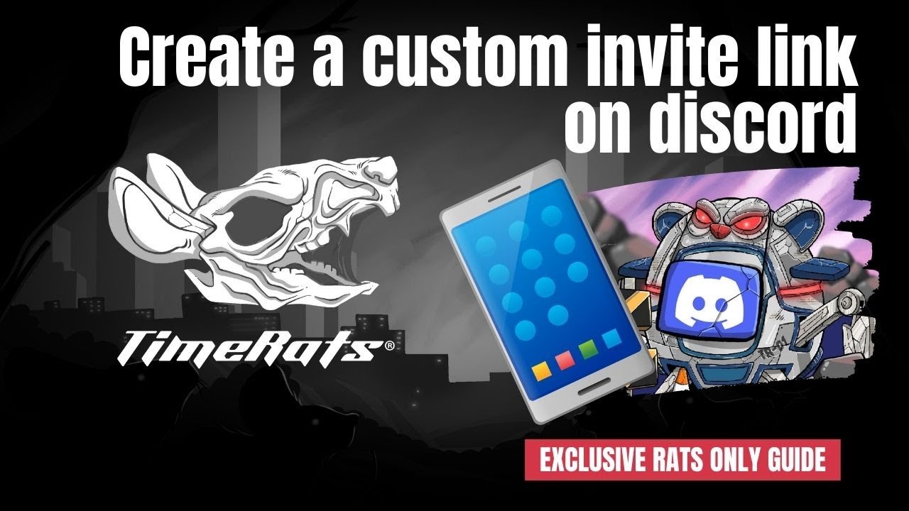 Create custom Discord invite link on mobile - YouTube