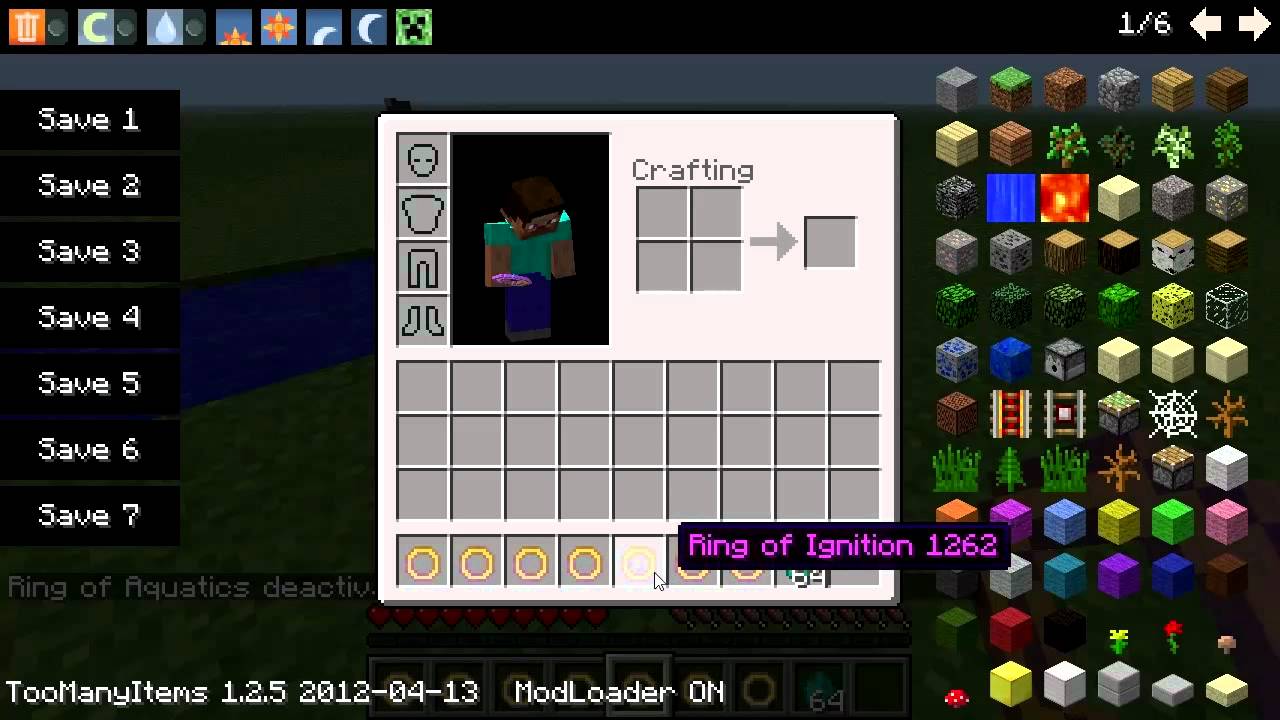 Mod Review : Ring Mod - Minecraft 1.4.7 [HD/German/Deutsch] - YouTube