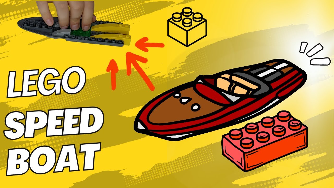 How to Build 1 Lego Speed Boat - From Bricks to Waves: Assemble a LEGO ...