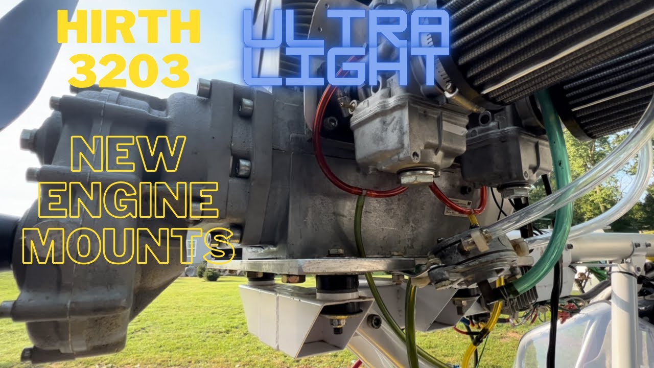 X- air standard Hirth 3203 engine mounts replacement - YouTube