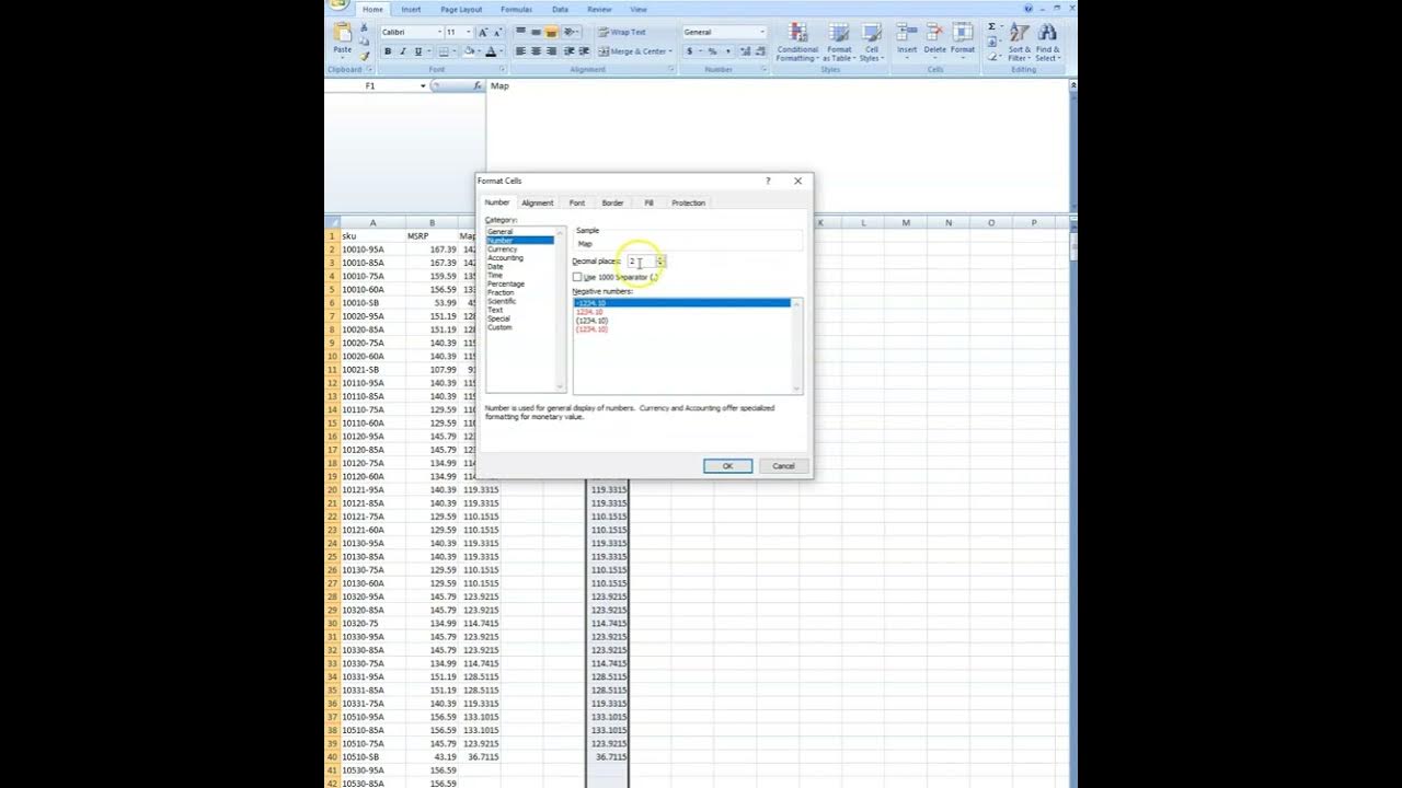 Create pricing formulas on Excel - YouTube
