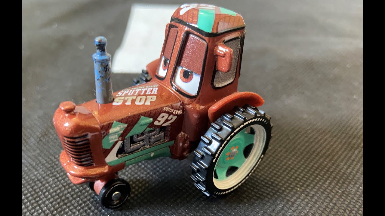 DISNEY PIXAR CARS 3 SPUTTER STOP TRACTOR - YouTube