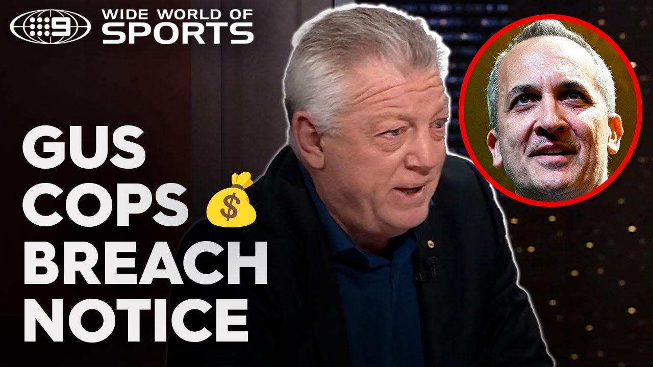 The NRL wacks Gus for 'detrimental comments' | Wide World of Sports ...