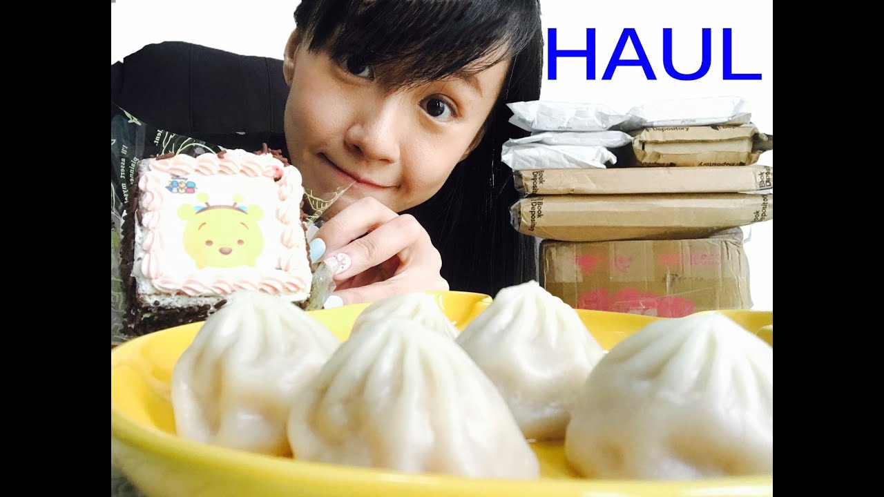 [Mukbang - 试吃] and Book Haul - 书开箱 - YouTube