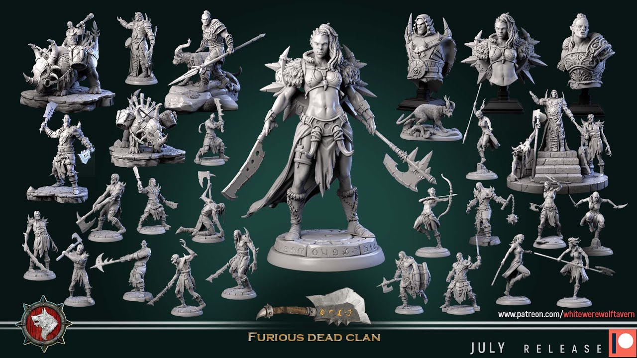 October Patreon release from White Werewolf Tavern - Furious Dead Clan ...