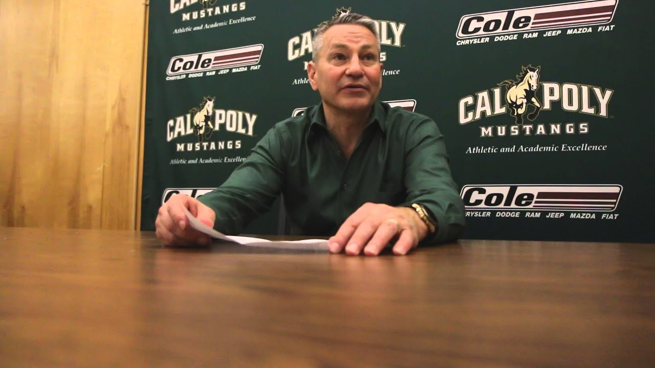 Joe Callero Post-Game Comments - Cal Poly vs. UCSB 1/14/2016 - YouTube