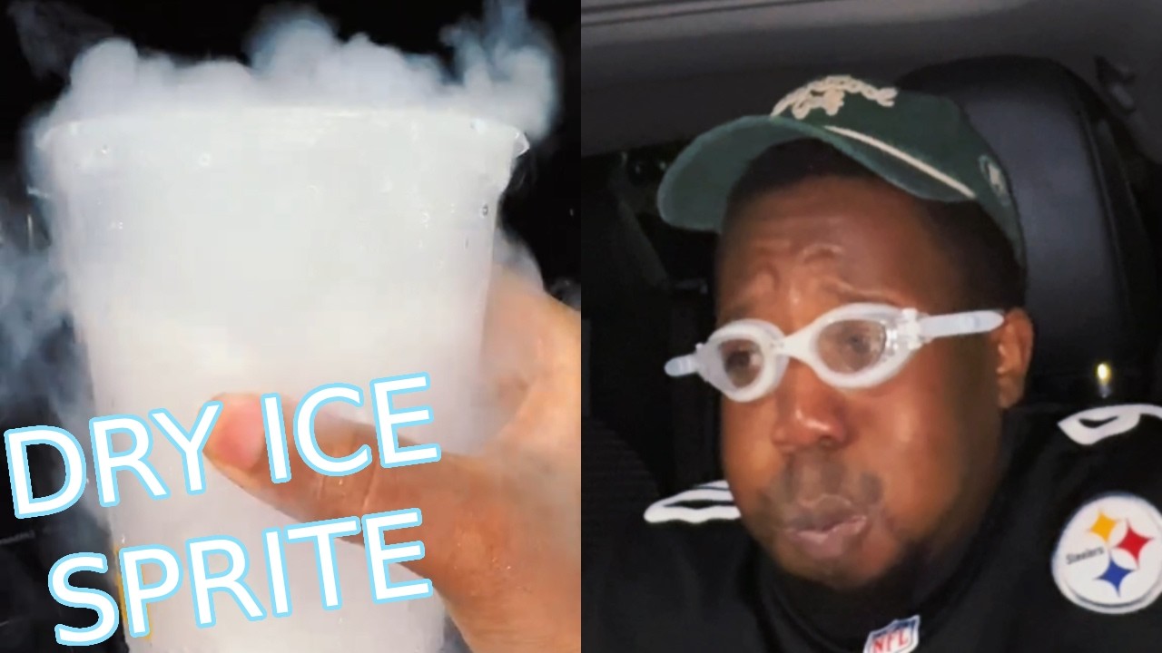 This Man Consumes DRY ICE FOR TIKTOK... - YouTube