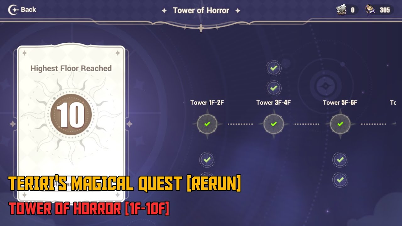 Honkai Impact 3rd Part 2 - TeRiRi's Magical Quest Rerun [Tower of ...