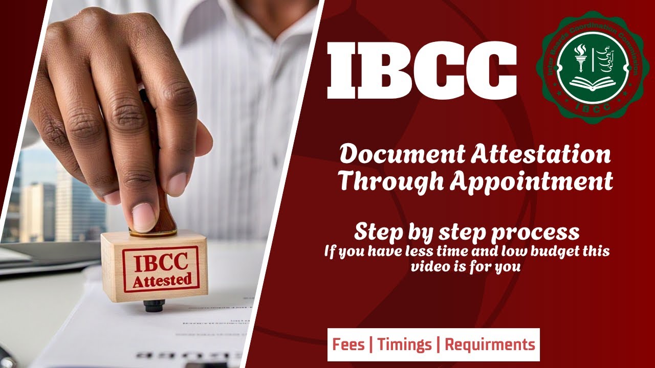 IBCC Document Attestation 2026 | Step-by-Step Guide | Best Explanation ...