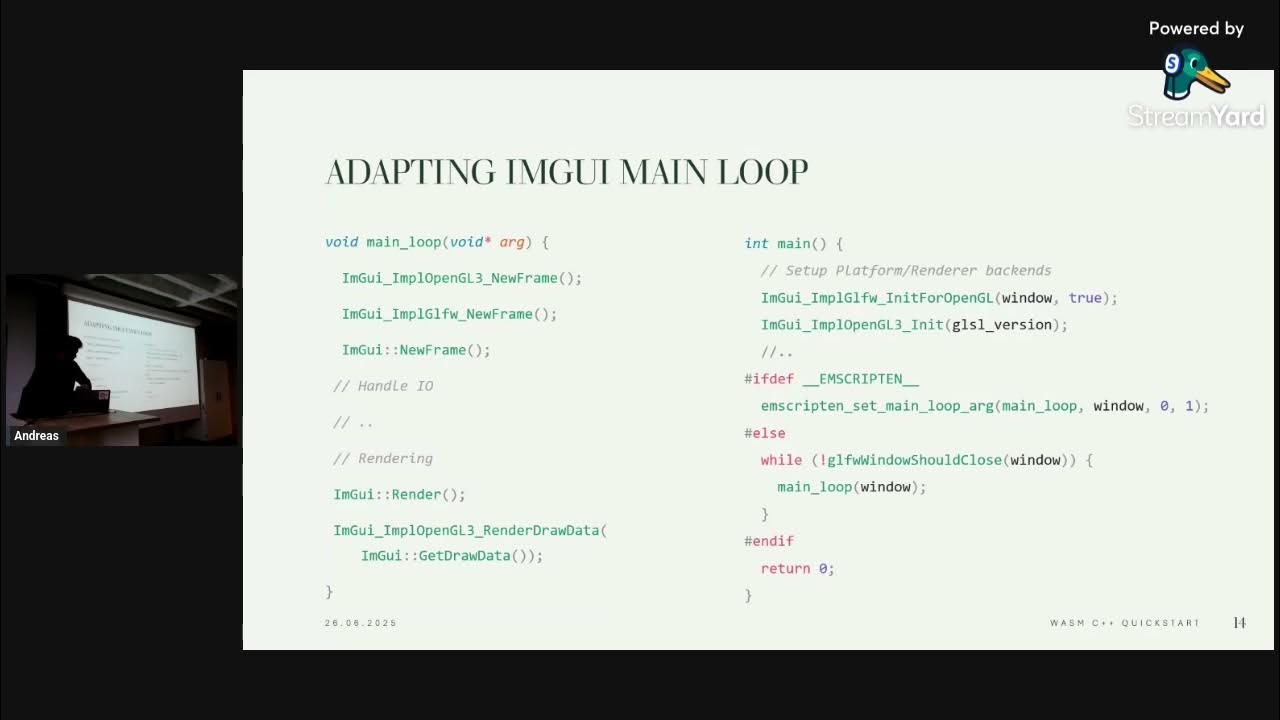 [MUC++] Anthony Benedict - Webassembly Quickstart for C++ Developers (Lightning Talk) - YouTube