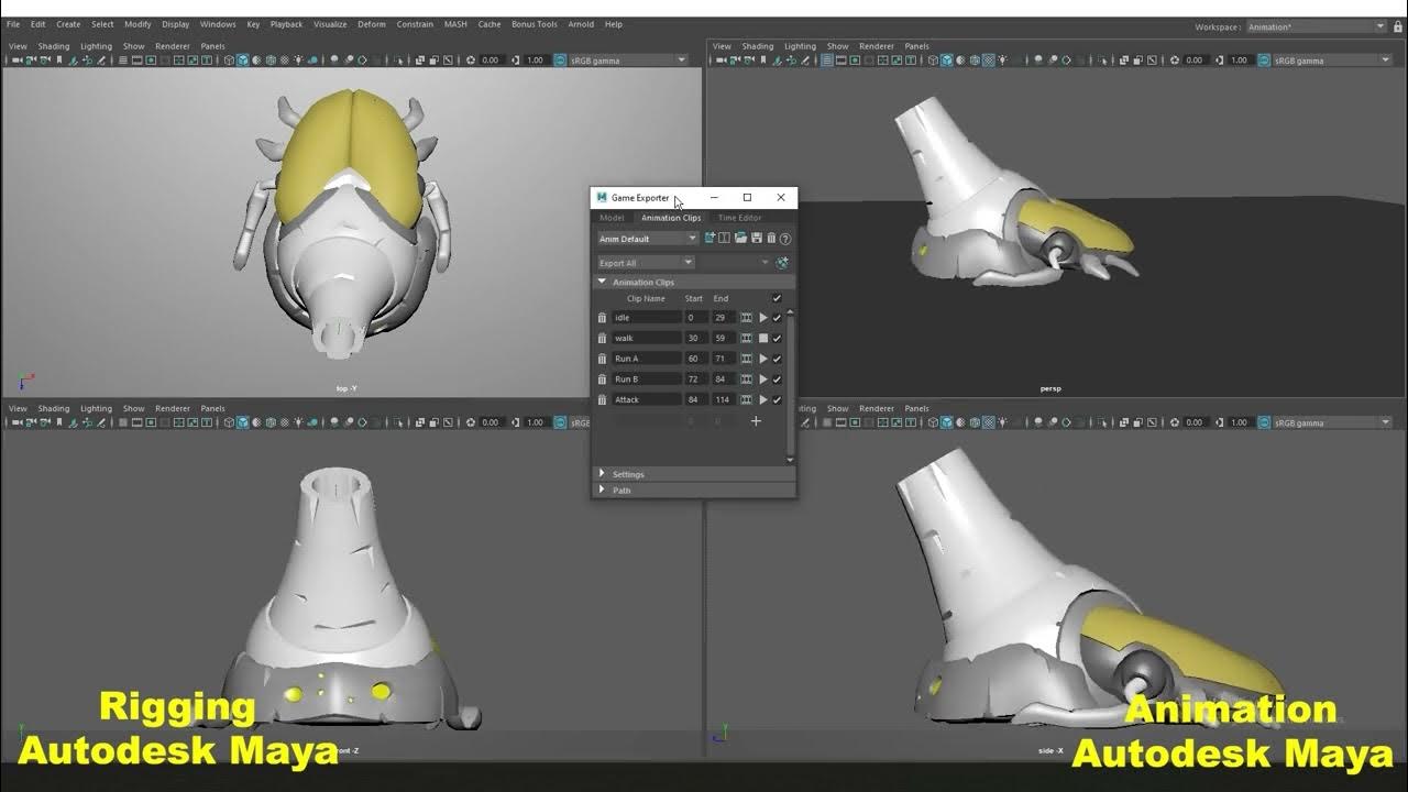 Advanced Character Rigging, Animations in Autodesk Maya - YouTube