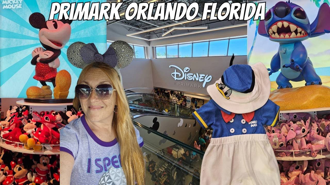 Opening Day Primark Florida Mall Orlando Florida Disney Merchandise ...