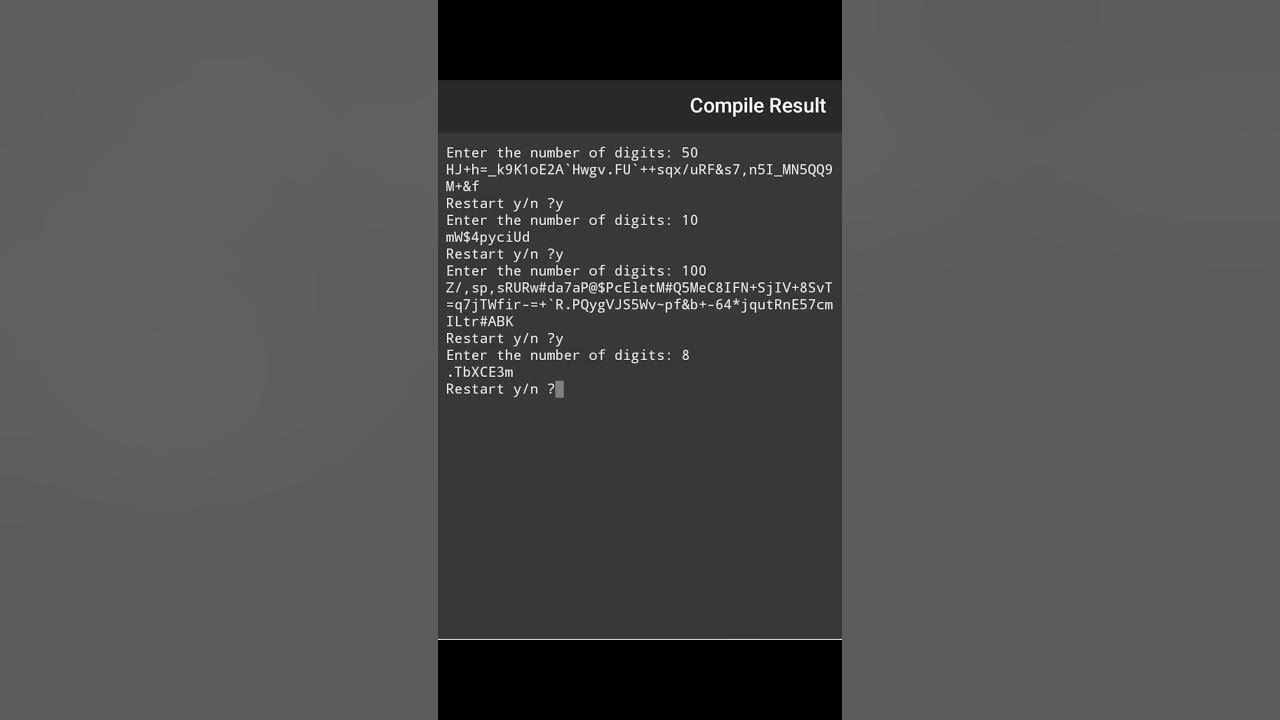 Create a Random Password Generator in Python #python - YouTube