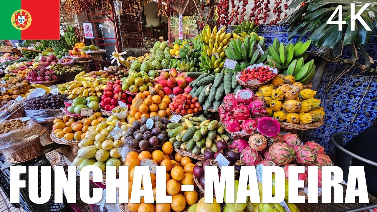 Funchal, Madeira 4K - City Center Walking Tour - May 2023 - YouTube