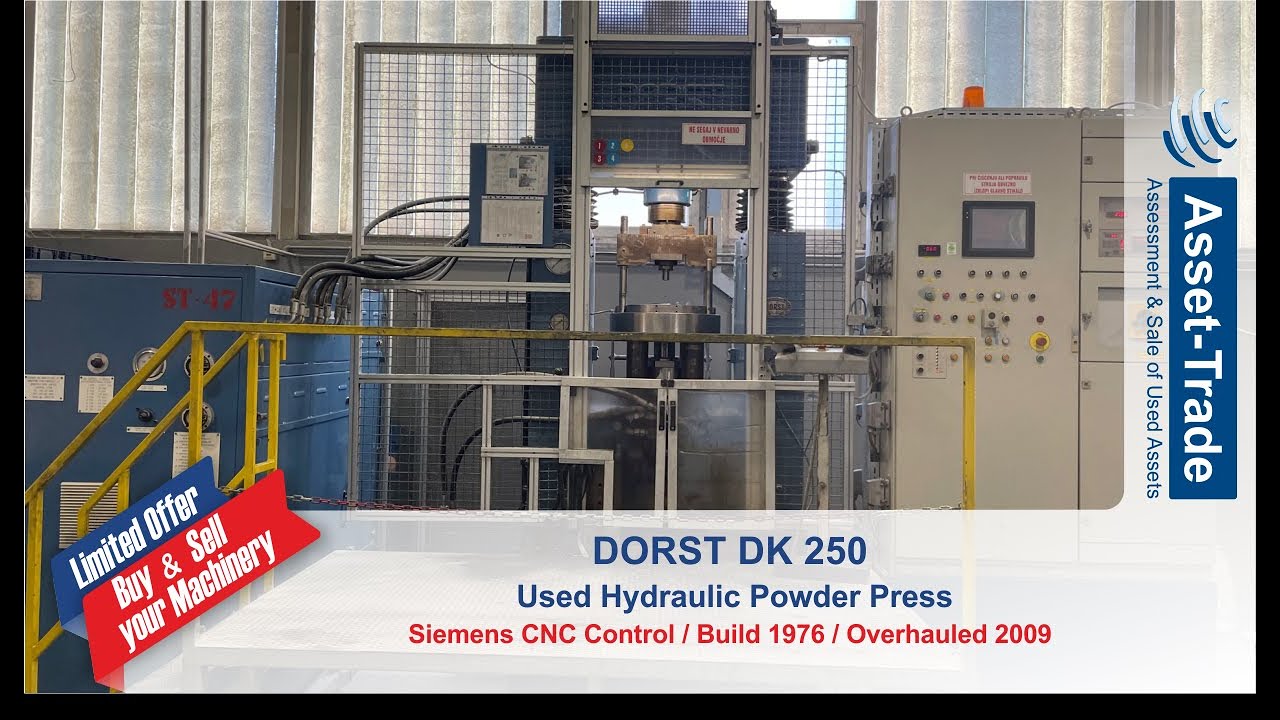 Best Used DORST DK250 hydraulic Powder Press - YouTube