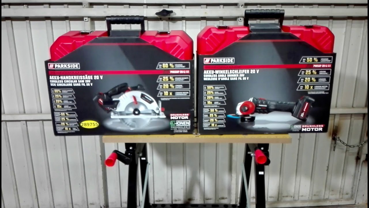 NUOVI PRODOTTI PARKSIDE PERFORMANCE BRUSHLESS by LIDL - YouTube