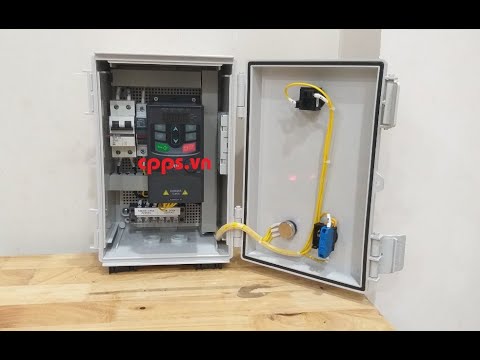 Tủ điện biến tần vào 1 pha 220V, ra 3 pha 220V 0.75kW | CPPS Automation - YouTube