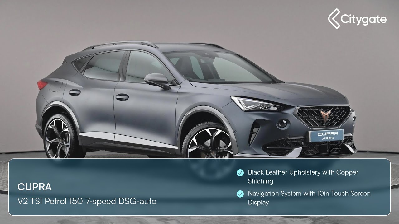 CUPRA Formentor - V2 TSI Petrol 150 7-speed DSG-auto - Citygate SEAT ...