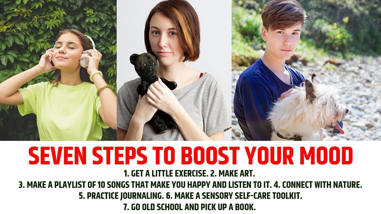 Seven steps to boost your mood - YouTube