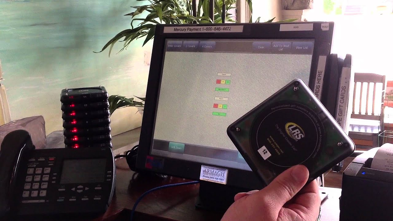 Digital Dining Interface To LRS Pagers - YouTube