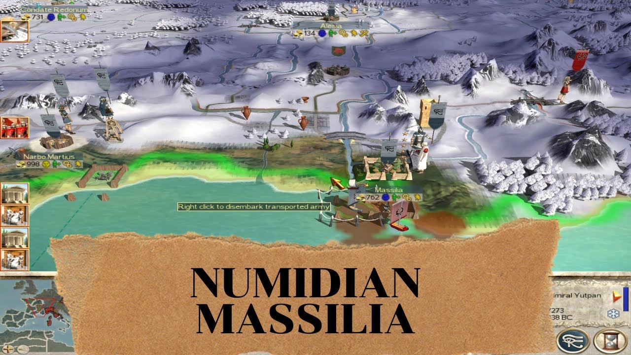 Numidian Massilia || Numidia #15 || Rome: Total War - YouTube