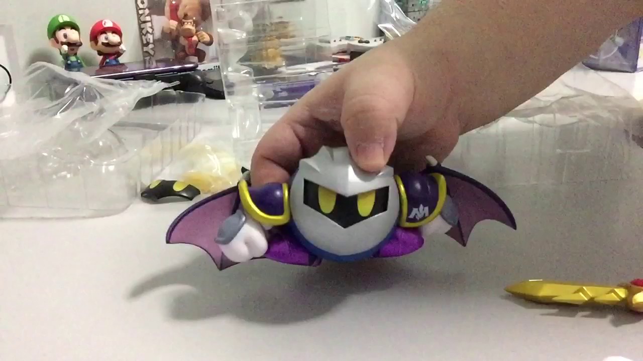 Meta knight plush with removable mask - gragvillage