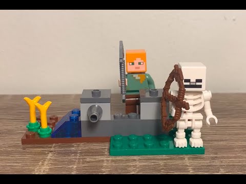 LEGO Minecraft 30394 The Skeleton Defense Polybag Review! - YouTube