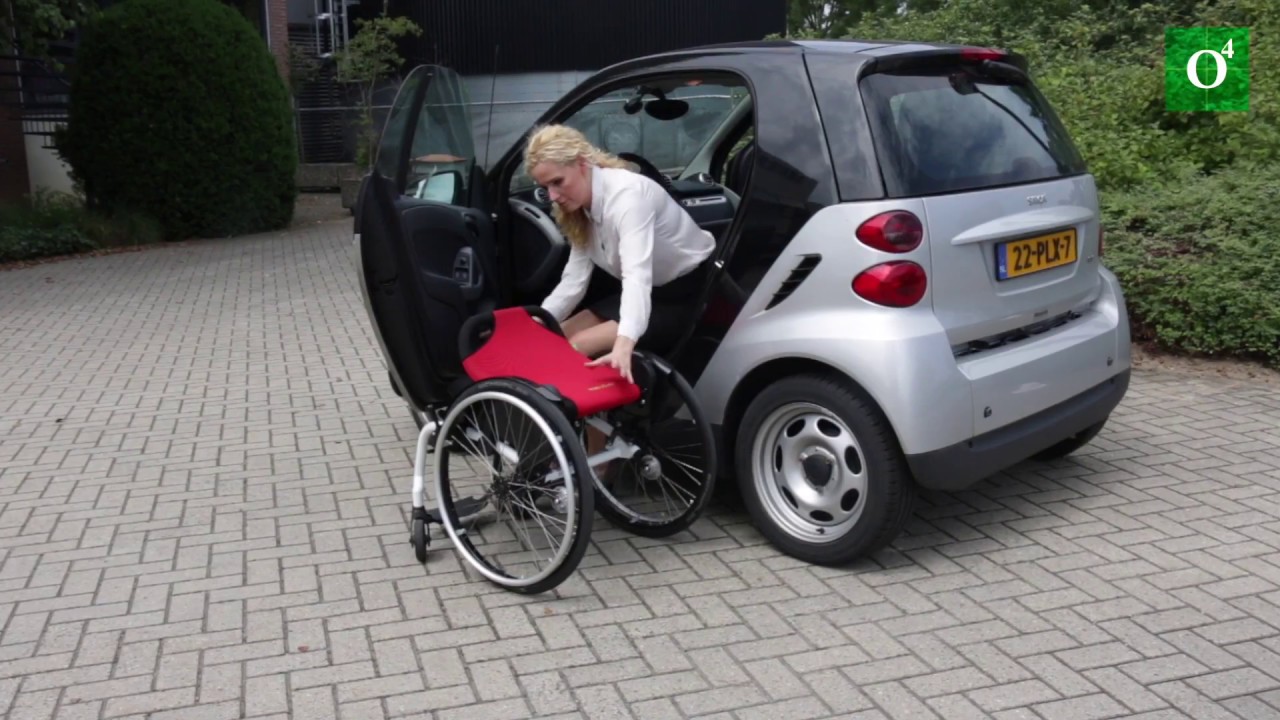 O4 WheelChairs 4-step size reduction - YouTube