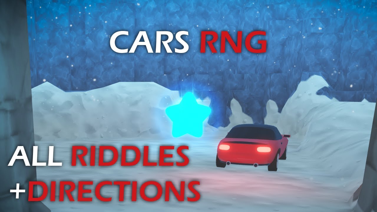 Cars RNG - All Riddles Locations + Directions - YouTube