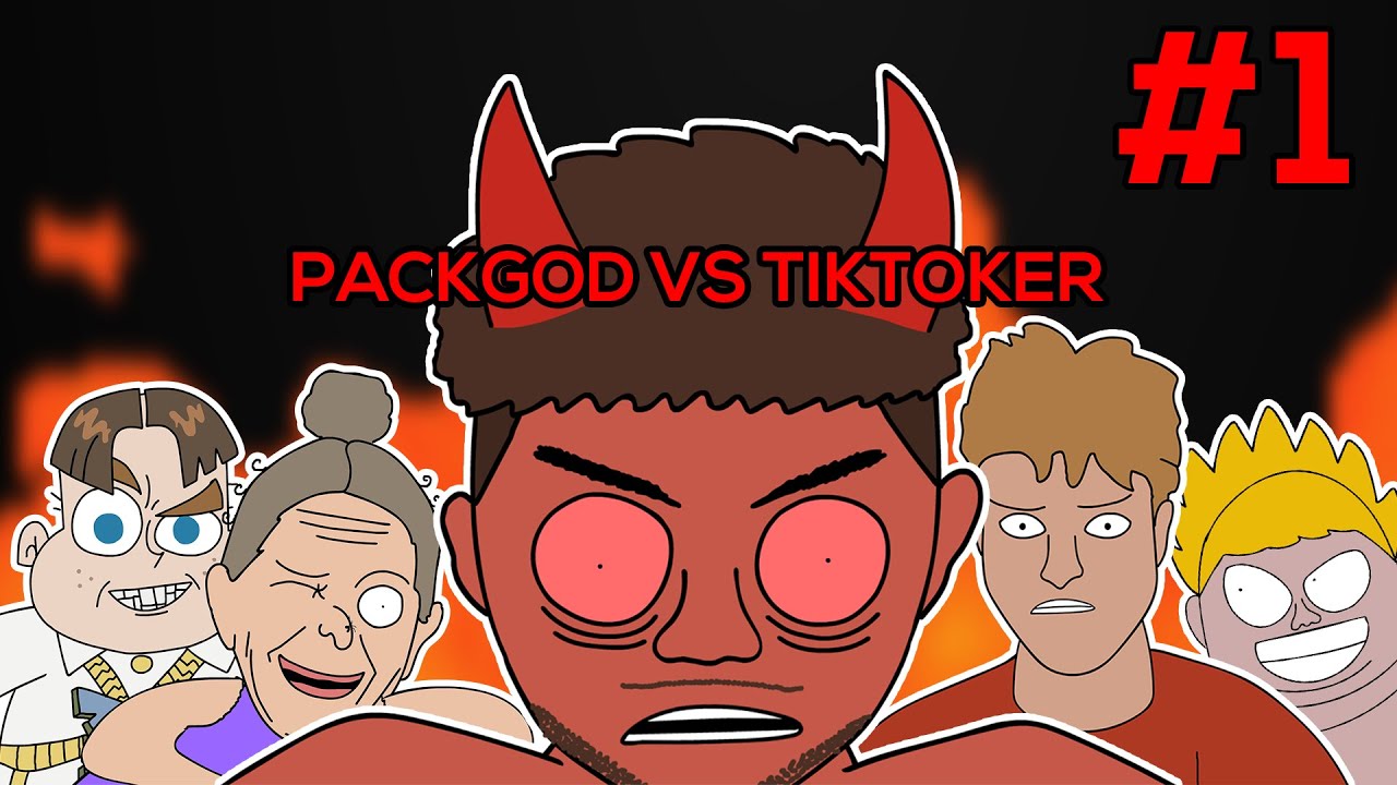 Packgod vs Famous TikToker Animated | Part 1 - YouTube