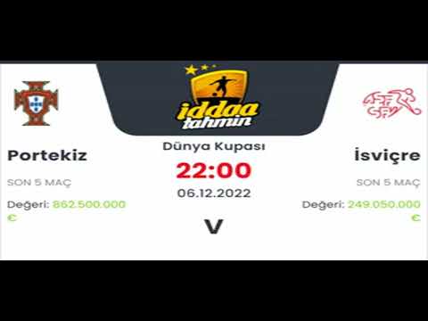 Portekiz İsviçre İddaa Tahminleri 6 Aralık 2022 #iddaa