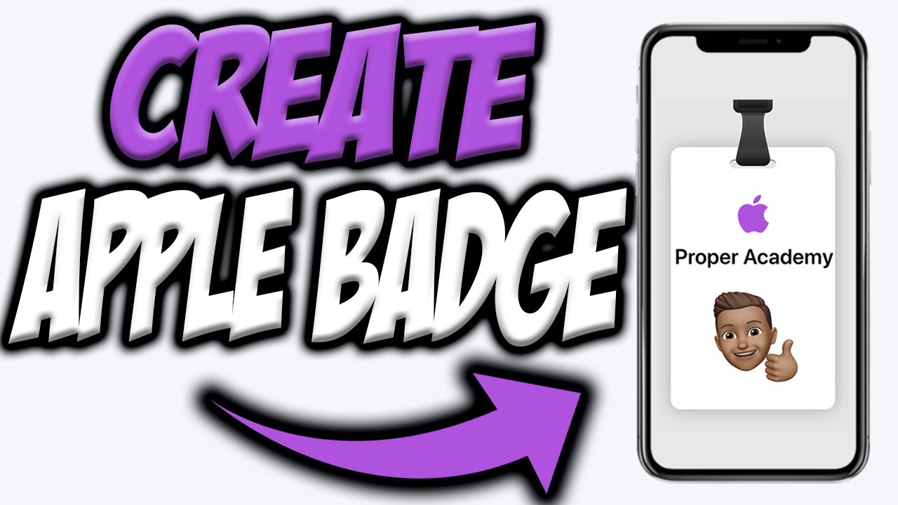How to Create Your Own Apple Badge on iPhone 📲| Create Apple Memoji ...
