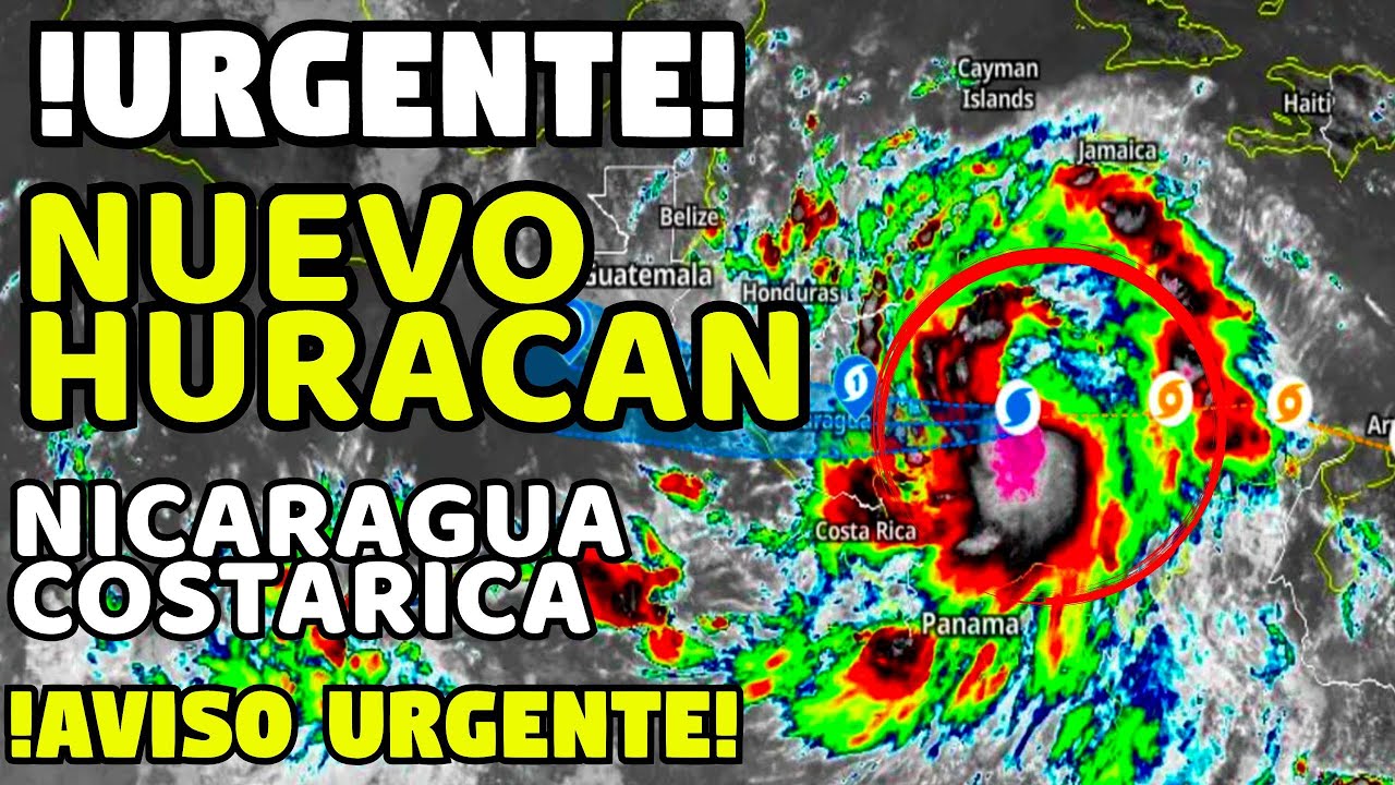 NICARAGUA Y COSTA RICA EN ALERTA HURACAN EN EL PACIFICO DIRECTO - YouTube