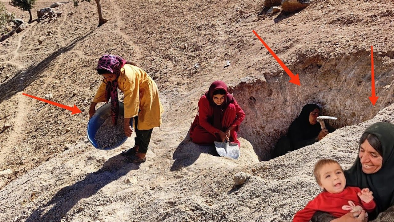 "Nomadic Genius Lady: Digging an Amazing Cave to Cope with Winter ...