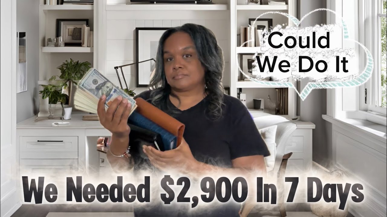 We Had 7 Days To Make $2,900 - Cash Stuffing - Budget Closeout - Un ...