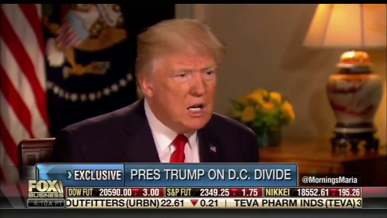 PRESIDENT DONALD TRUMP FULL INTERVIEW WITH MARIA BARTIROMO 4 13 2017 ...