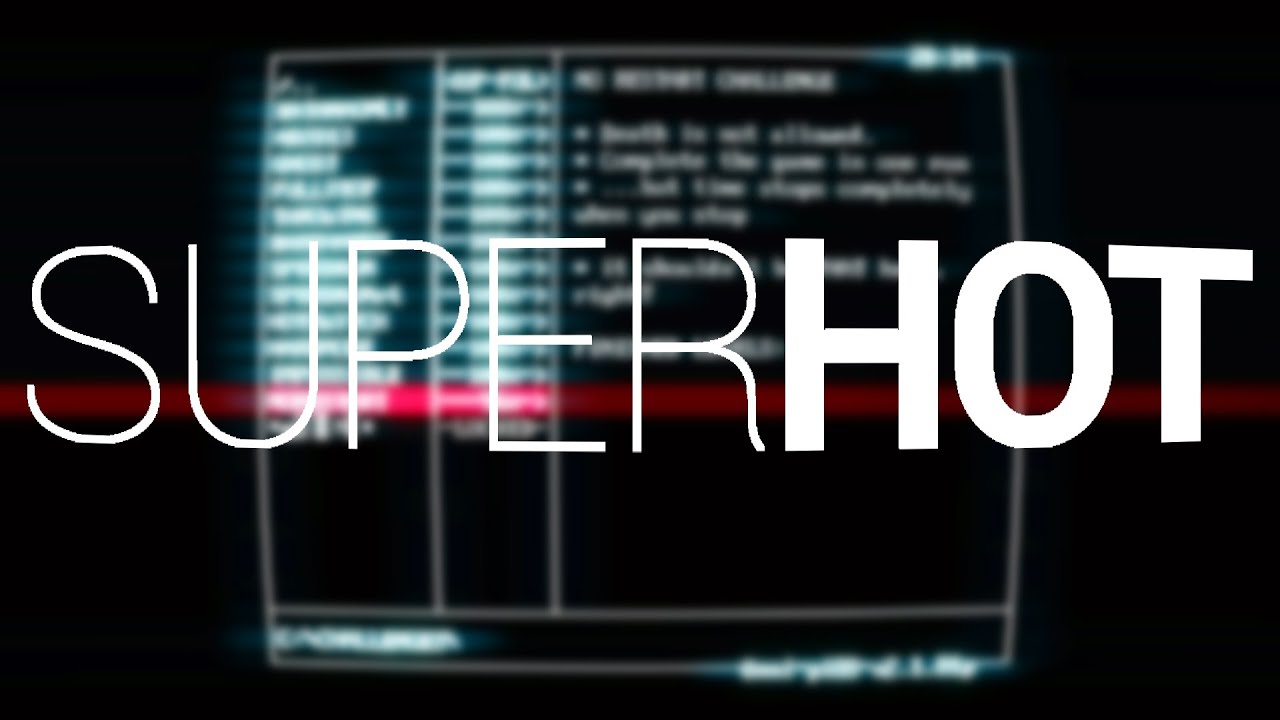 SUPERHOT PC EDITION... - YouTube