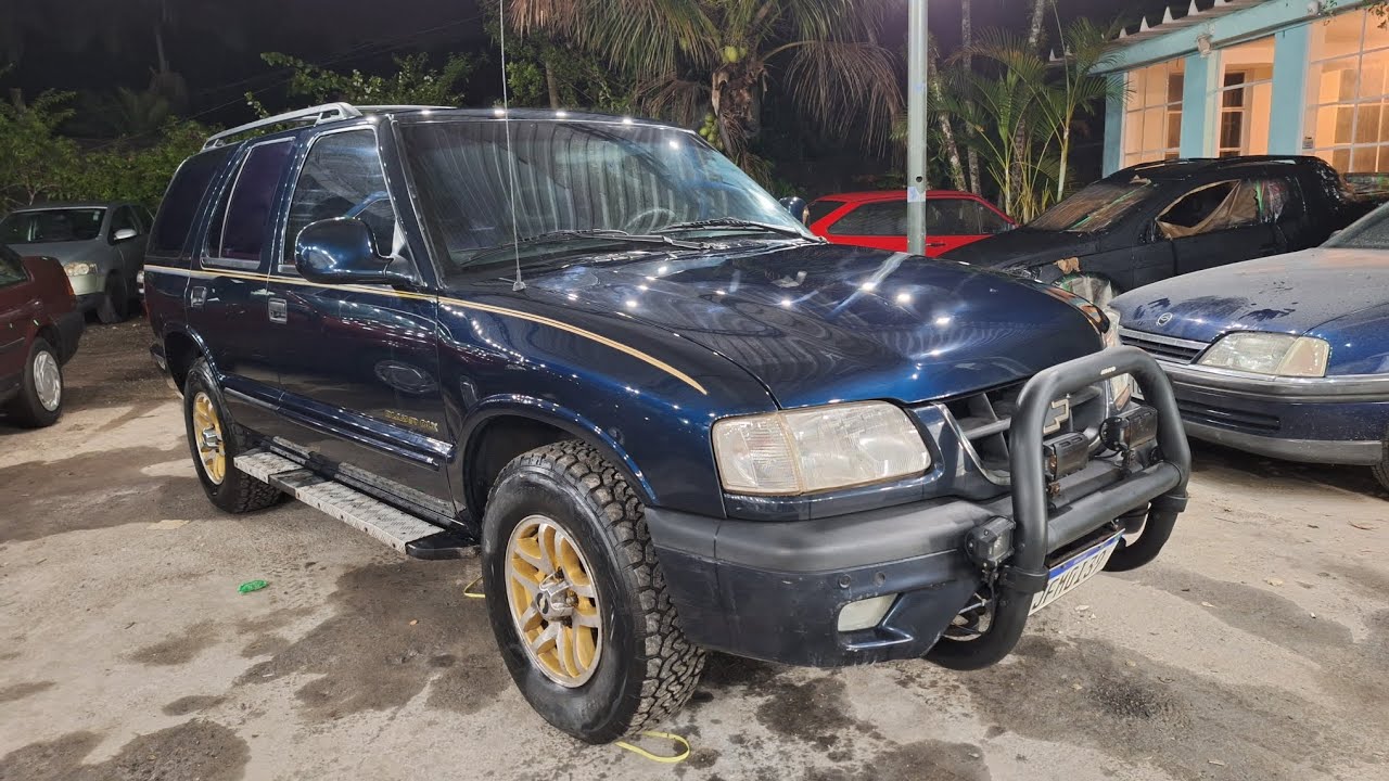 2ª Apresentação da Blazer Executive 1999/99 Azul Darsena 4.3V6 4X4 ...