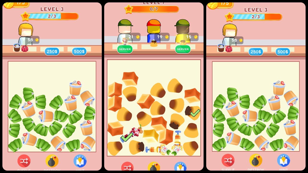 Sweet Match Cafe! Mobile Game | Gameplay Android - YouTube