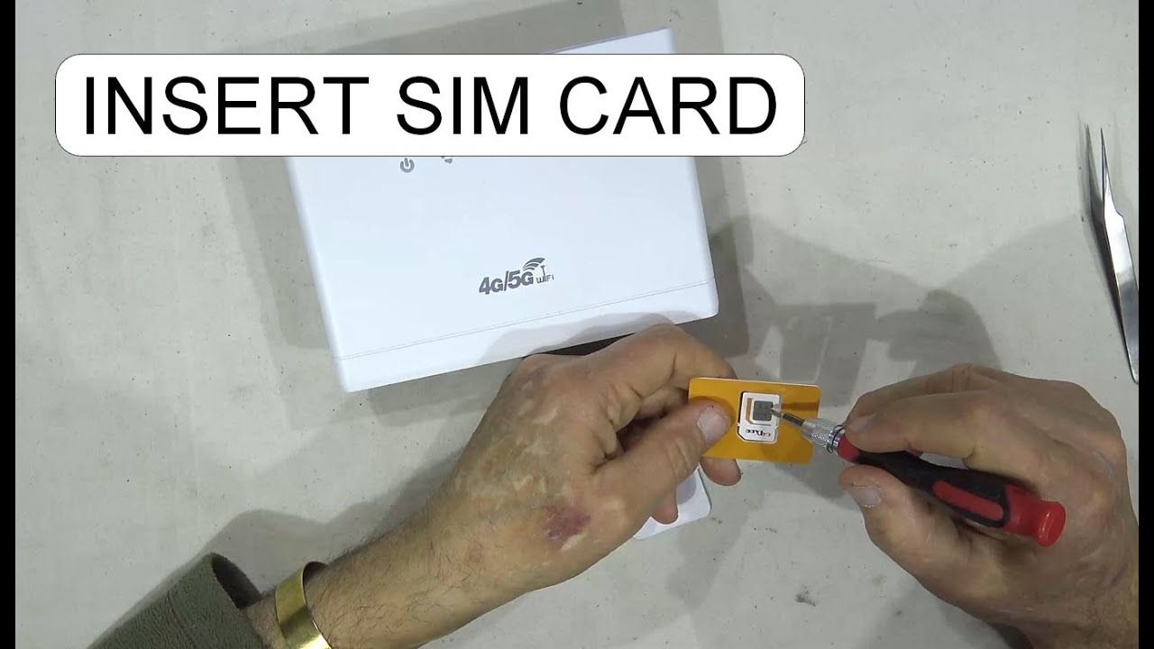 INSERT SIM CARD TO 4G 5G SIM MODEM ROUTER - YouTube