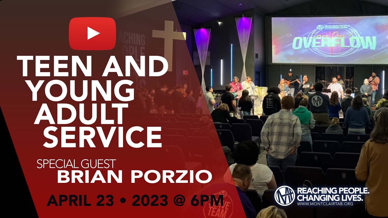 TEEN AND YOUG ADULT OVERFLOW SERVICE with BRIAN PORZIO - YouTube